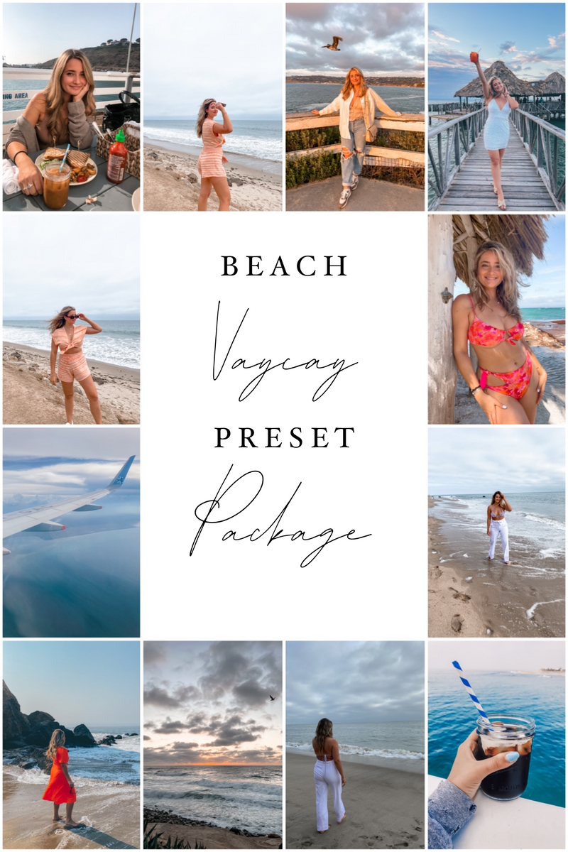 Beach Vacay Preset Package – Logan Rae Photography